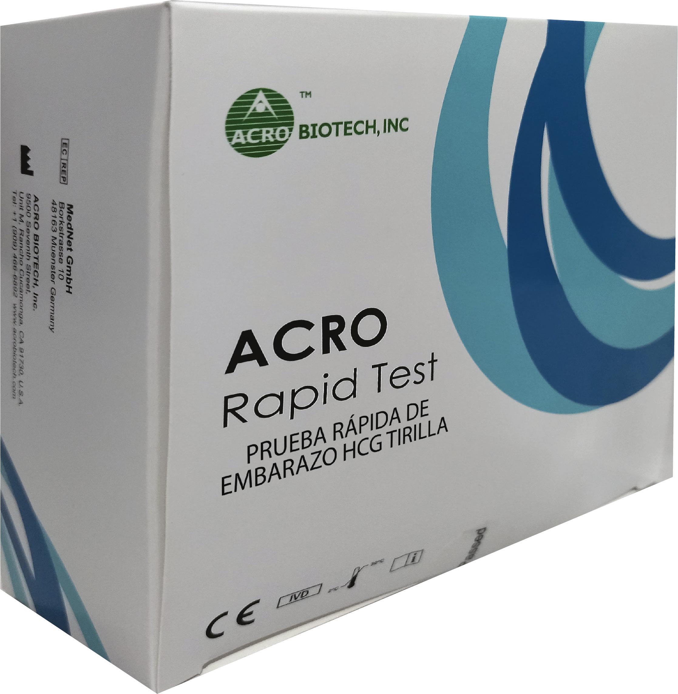 Tiras embarazo caja 50 piezas Acro | 2Care Your Business